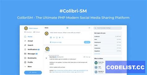colibrism v1 2 0 the ultimate php modern social media sharing