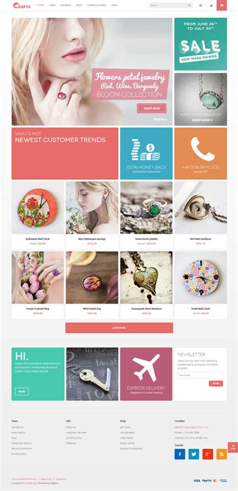 Responsive Magento Themes For Ecommerce Websites Graphic Design Junction