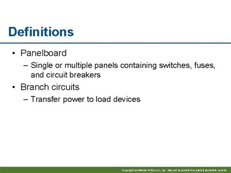 Chapter Branch Circuits And Feeders Objectives Identify