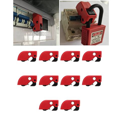 Breaker Lockout Device 10pcs High Self Tightening Screw Circuit Breaker Lockout Osha Compliant