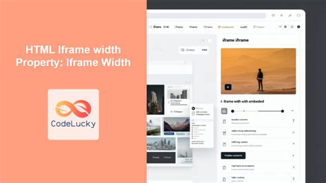 Html Iframe Width Property Iframe Width Codelucky