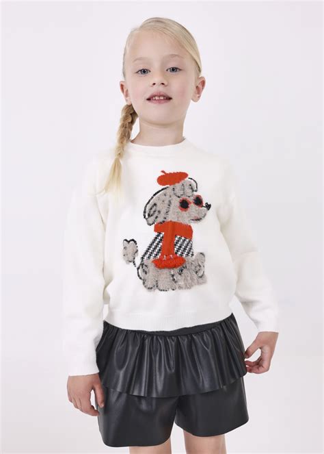 Faux Leather Skort Girl Mayoral