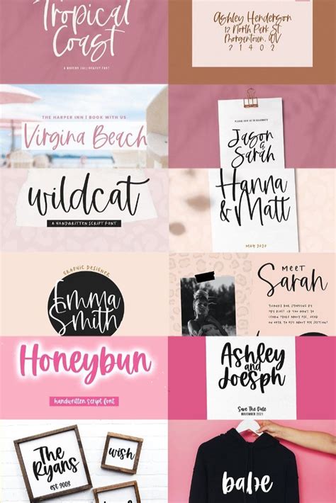 Modern Calligraphy Script Fonts Bundle