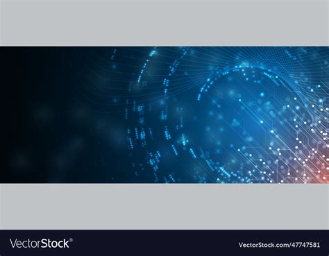 Technology Data Background Idea Of Global Vector Image