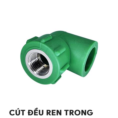 Cút ren trong Ppr Co ren trong nhiệt Ppr Phú Thịnh phi Shopee Việt Nam
