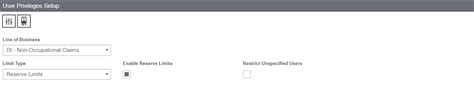 User Privileges Setup