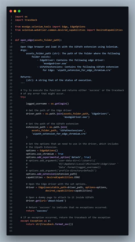 Missing Edge Extension In Uipath Solutionreadmemd At Main · M