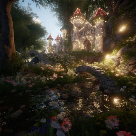 Premium AI Image Fantasy Scene