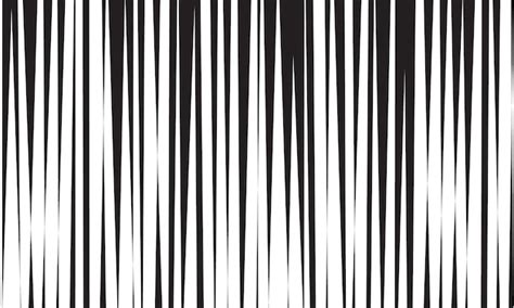Patrón De Línea Vertical En Blanco Y Negro Vector Premium
