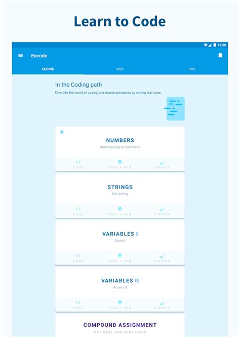 Encode Learn To Code Android Apps On Google Play