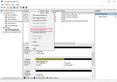 How To Convert To Dynamic Disk And Change Dynamic Disk To Basic