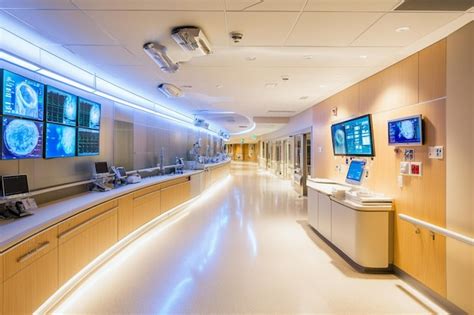 Integrating Technology In Healthcare Architecture Generative Ai Premium Ai Generated Image