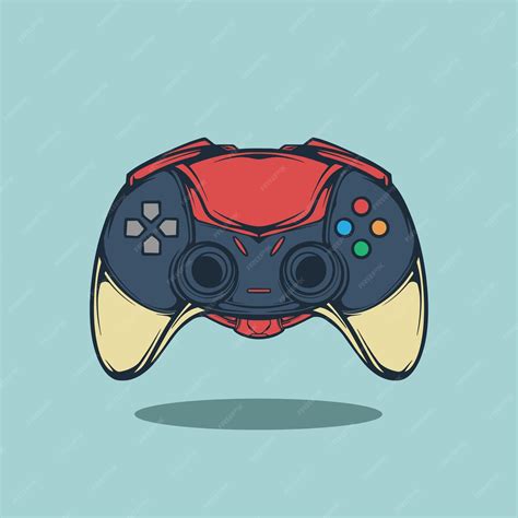 Premium Vector Joystick Game Controller Vector Illustration