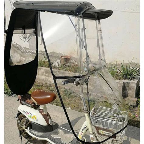 Phụ kiện xe máy Mái che mưa nắng xe Máy và xe đạp điện 1130 Shopee Việt Nam