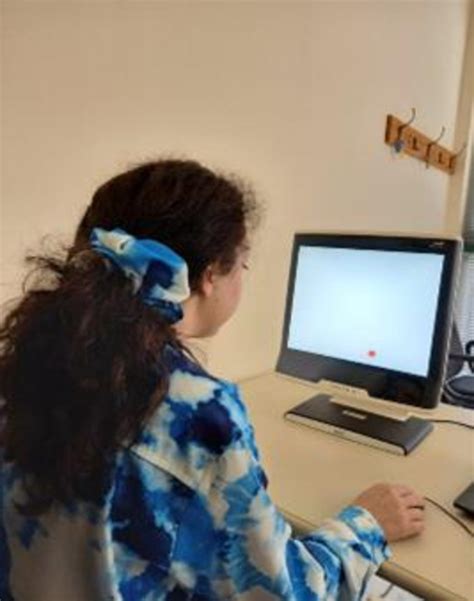 Participant During The Eye Tracking Calibration Download Scientific
