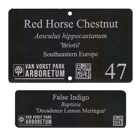 Matching Tree And Plant Tags National Band And Tag Company