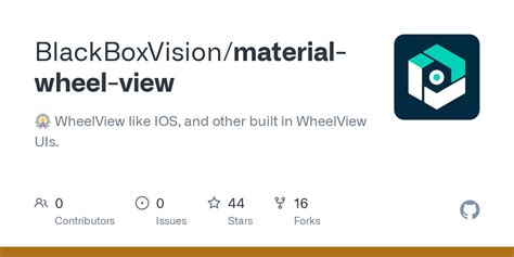 GitHub BlackBoxVision Material Wheel View WheelView Like IOS And Other Built In WheelView UIs