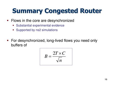 Ppt Sizing Router Buffers Powerpoint Presentation Free Download Id