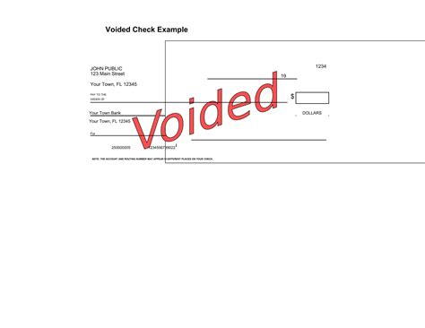 27 Free Printable Voided Check Templates Pdf Word