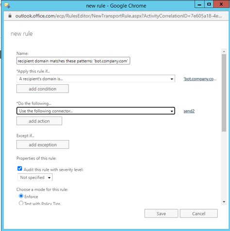 routing email from 365 to a subdomain microsoft qanda