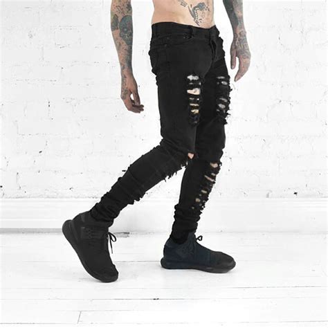 Buy 2017 New Mens Jeans Ripped Jeans For Men Skinny