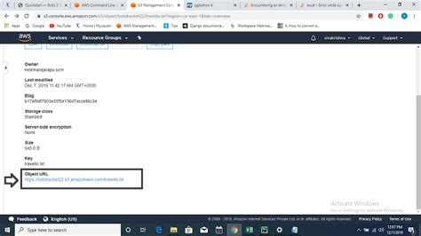 amazon web services encountering an error while opening a file in s3