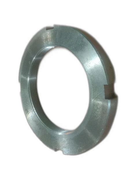 Round Stainless Steel Groove Nut Thickness 10 Mm Size 2x2 Inch At