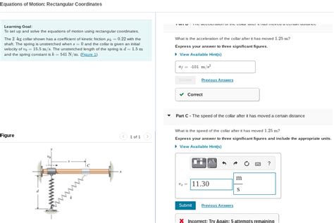 solved equations of motion rectangular coordinates i will