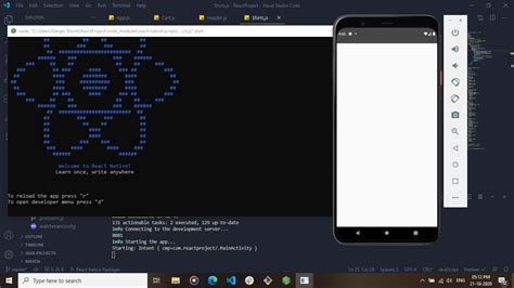 React Native Why Android Virtual Device Showing Blank Screen Stack Overflow