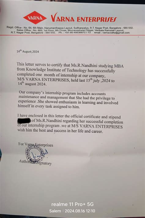 Nandhini R On Linkedin Im Thrilled To Share That Ive Successfully Completed My Internship At