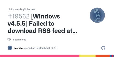 Windows V455 Failed To Download Rss Feed At Reason The Operation Was Canceled