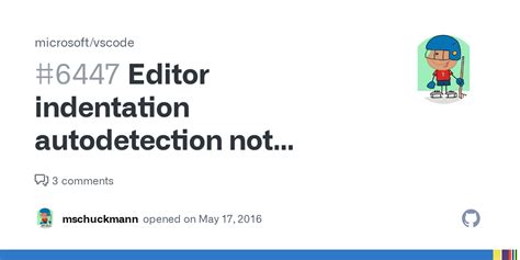 Editor Indentation Autodetection Not Working And Manually Set