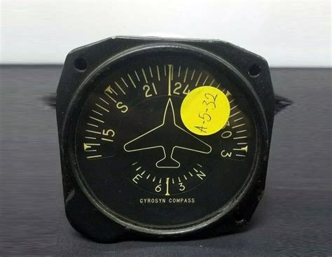 Sperry Gyroscope Gyrosyn Compass Repeater Pn 669926 2 Avioeshop