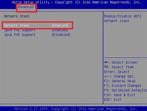Network Stack Bios Quest Ce Que Cest Et Comment Lactiver Network Stack Bios Quest Ce Que Cest Et Comment Lactiver