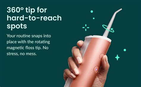 Amazon Com Quip Water Flosser With Replacement Tip Cordless Water Flosser With Adjustable