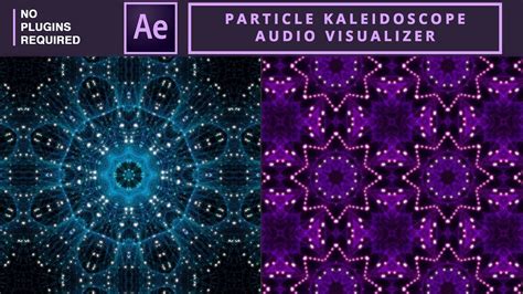 Particle Kaleidoscope Audio Visualizer in After Effects | No Plugins Required - YouTube