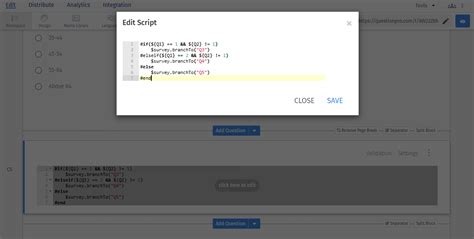 Custom Logic Engine Question Custom Scripting Questionpro Help Document