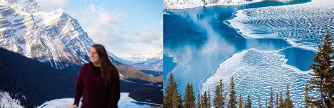 Peyto Lake Viewpoint Bow Summit And Icefields Parkway In The Winter