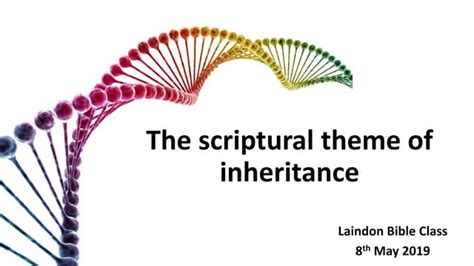 The Scriptural Theme Of Inheritance Pptx Christianity Religion