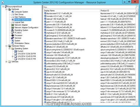 managing linux computers using sccm 2012 r2 snap 16 prajwal desai