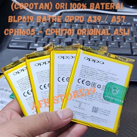 Jual Copotan Ori Battery Baterai Blp Batre Oppo A A Cph Cph Blp