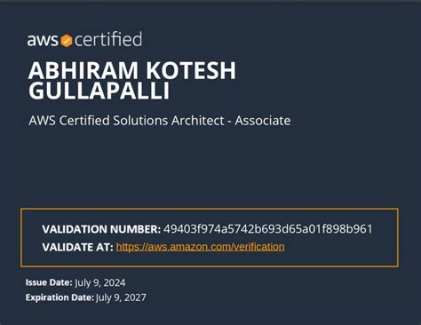 Abhiram Kotesh On Linkedin Aws Cse Btech
