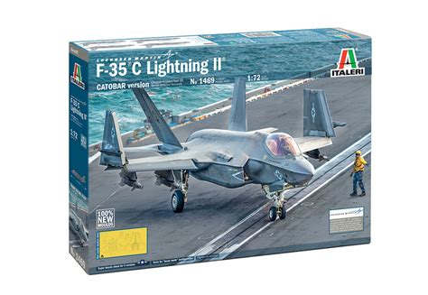 Italeri 1 72 Scale F 35c Lightning Ii Aircraft Model Kit Fields Of Glory Models