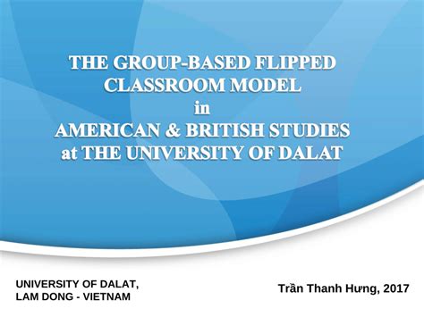 Pdf The Group Based Flipped Classroom Model
