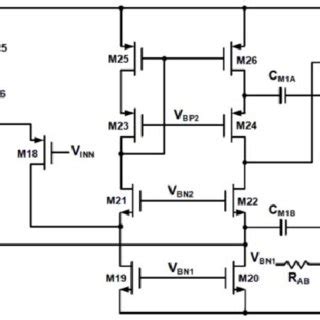 Schematic Of The Two Stage Class AB Output Nd Stage Rd Stage Download Scientific Diagram