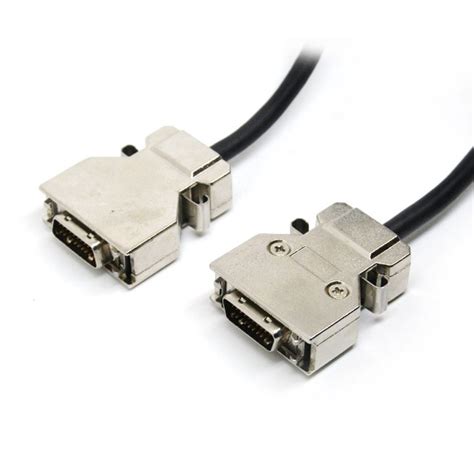 External Scsi Cable 100pin Male Industrial Control External Scsi Cable Customized For RAID
