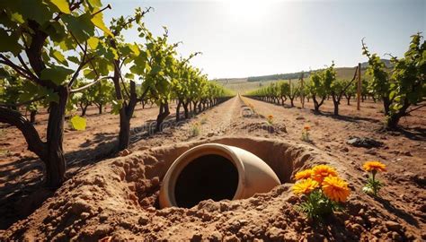 Georgian Qvevri Mockup For Natural Wine Brands Stock Illustration Illustration Of Crop Yard
