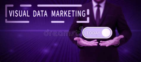 Writing Displaying Text Visual Data Marketing Concept Meaning Use