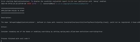Could Not Be Registered A Bean With That Name Has Already Been Defined In Class Path Resource