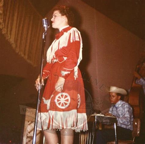 From The Archive A Rare Color Photo Of Patsy Performing In Her Famous